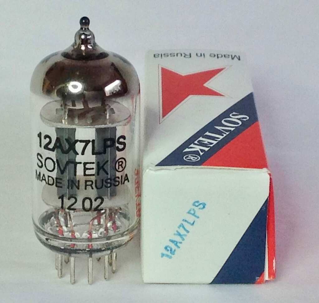 Sovtek 12AX7LPS Long Plate Preamp Valve - Valve Tube Guitar Amps