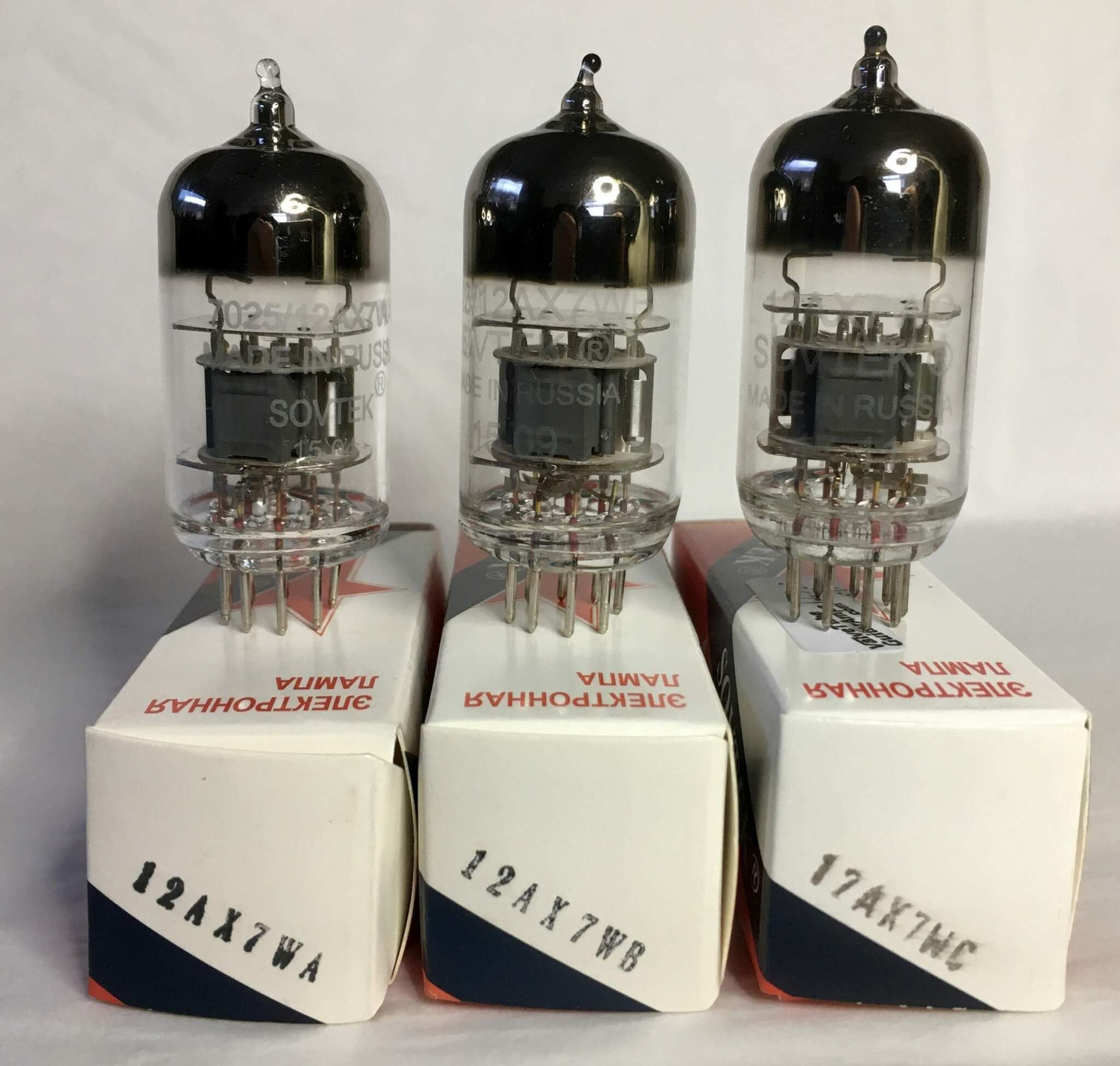 Sovtek 12AX7 WA WB WC Variants - Valve Tube Guitar Amps