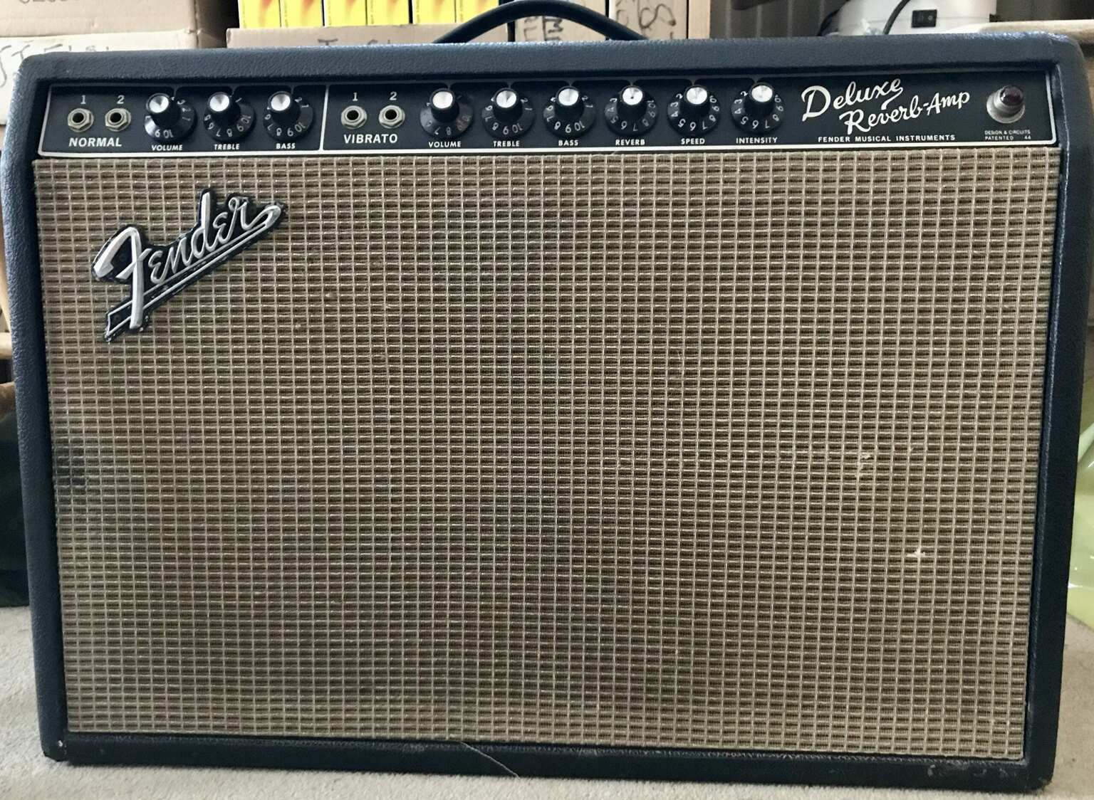 Fender Blackface Deluxe Reverb 1966 - Valve Tube Guitar Amps