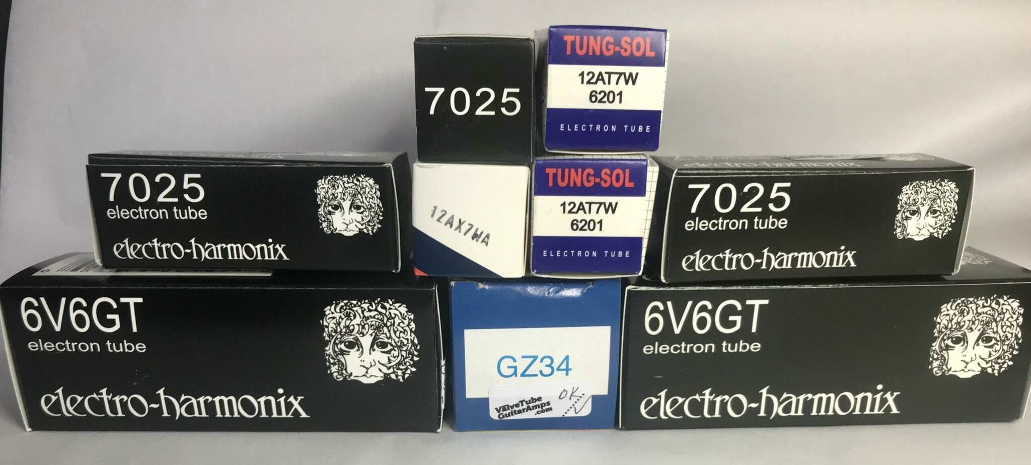 Fender Deluxe Reverb AB763 Reissue Blackface Valve Kit - Valve Tube ...